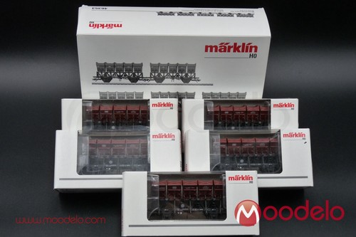 Märklin 46353 - Coffret marchandises 5x Fz 120 (ex Omni 51) DB Wagenset ...