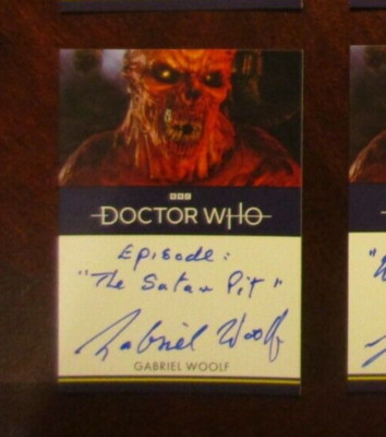 Doctor Who Series 1-4: Gabriel Woolf as Beast Voice Inscription ...