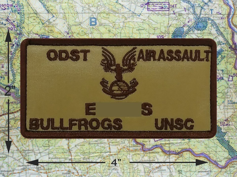 UNSC HALO Flak Plate Carrier Patch and Custom Embroidery | eBay