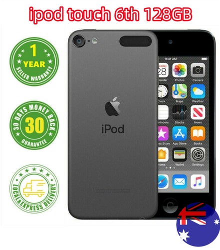NEW Apple iPod Touch 6th Generation Black 128GB MP4 - Sealed Warranty ...