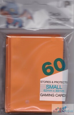 60 ULTRA PRO YUGIOH ORANGE DECK PROTECTOR CARD SLEEVES | eBay