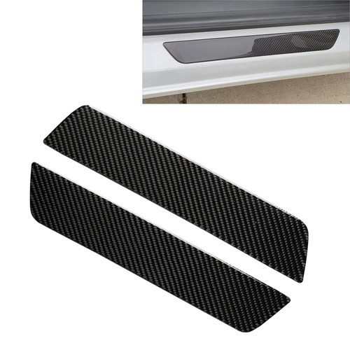 Real Carbon Fiber Rear Door Sill Accent Cover Trim For Tesla Model 3 ...