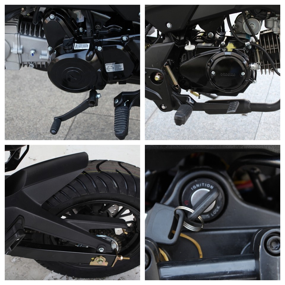X-PRO 125cc Vader Motorcycle Adult Gas Powered Sport Street Bike ...