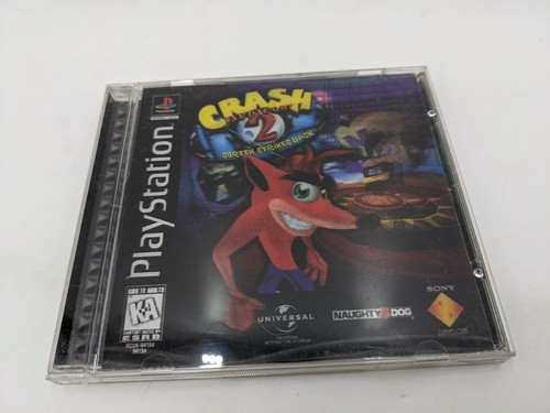 Crash Bandicoot 2 Cortex Strikes Back Black Label Holo Cover No Manual ...