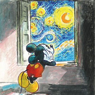 Mickey Insp. By Van Gogh "Starry Night" - Tony Fernandez - Exclusive ...