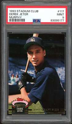 Derek Jeter Rookie Card 1993 Stadium Club Murphy #117 PSA 9 | eBay