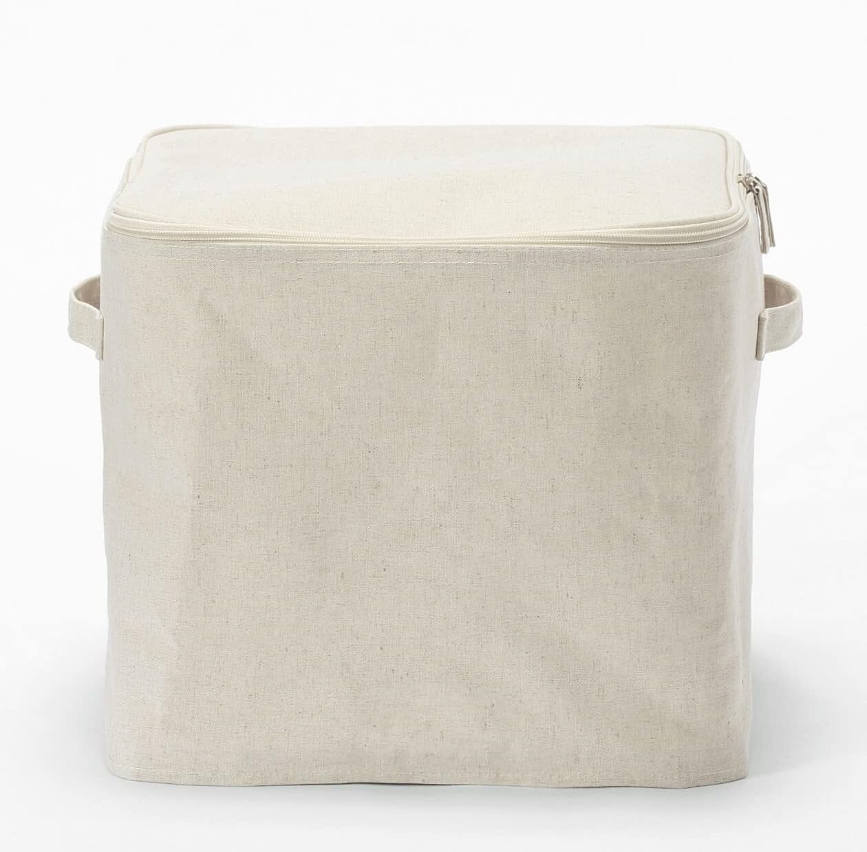MUJI Cotton Linen Polyester Soft Box Cloth Case 35 x 35 x 32cm Japan ...