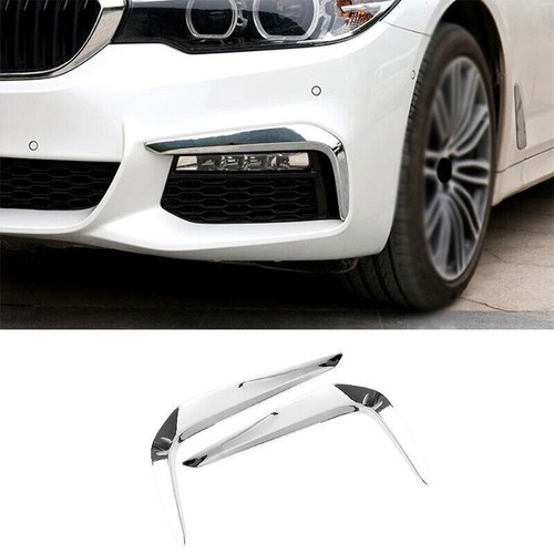 For BMW 5 Series G30 2018-2022 ABS Chrome Exterior Front Fog Light ...
