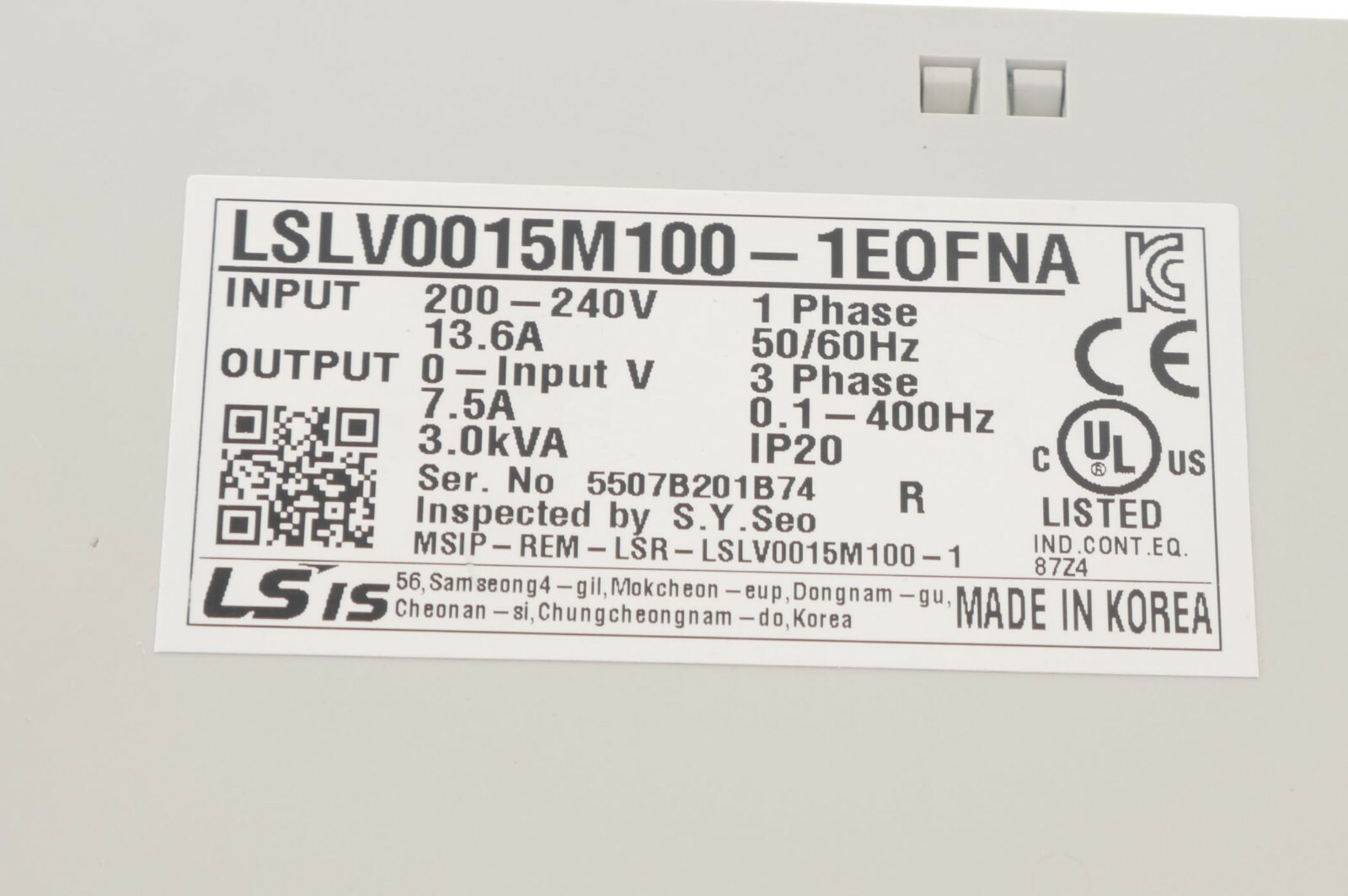 LS IS LSIS LSLV0015M100-1EOFNA LSLV0015M100-1E0FNA | eBay