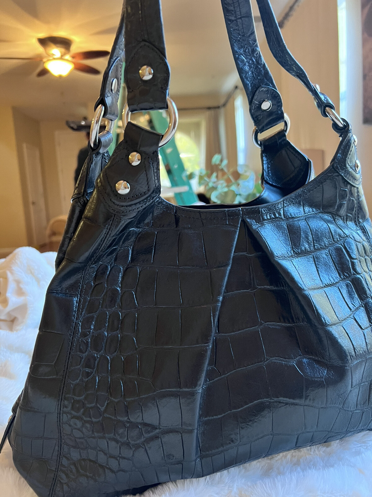 coach crocodile shoulder bag - Gem