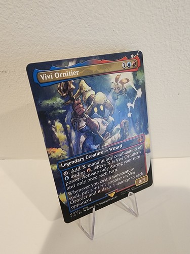 Vivi Ornitier FIN Final Fantasy MTG 321 FULL ART BORDERLESS MYTHIC NM/M ...