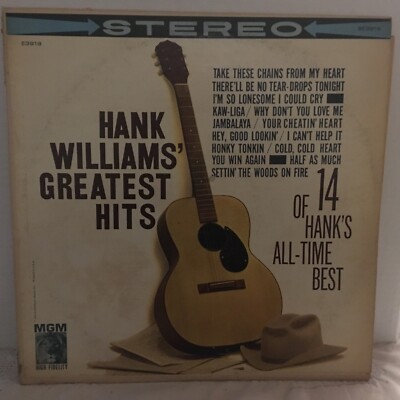 HANK WILLIAMS LP GREATEST HITS | eBay