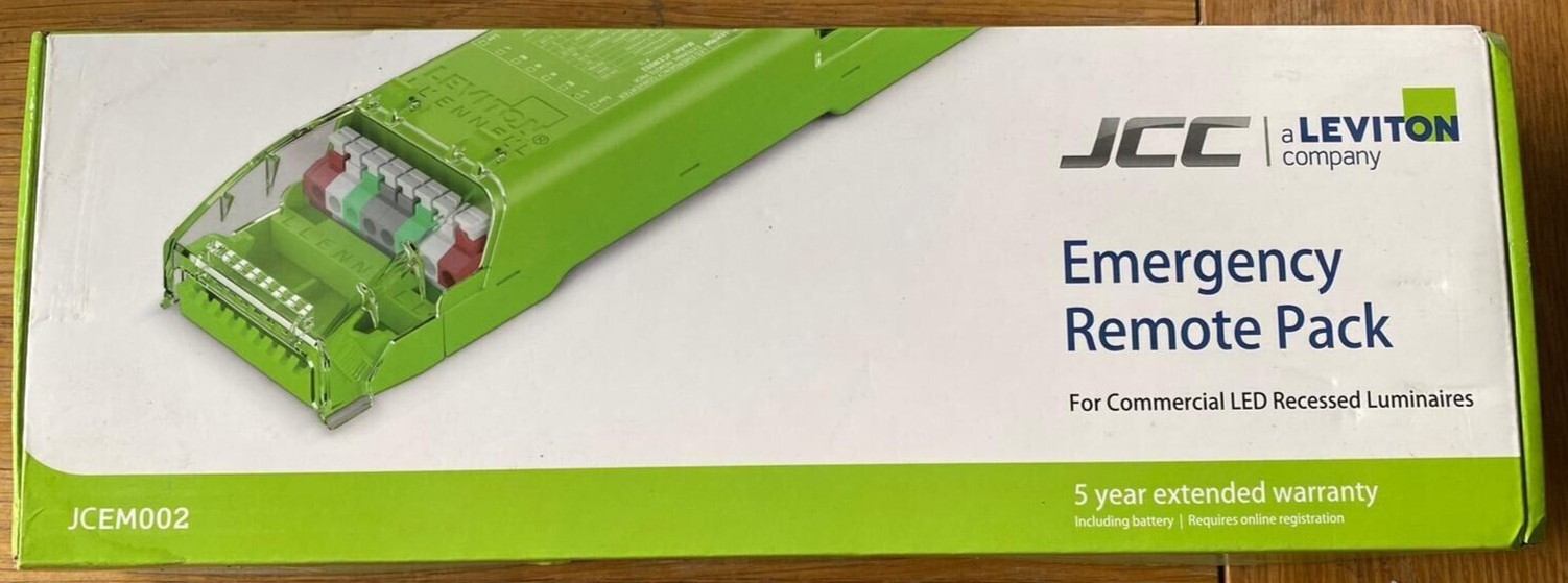 JCC JCEM002 External Emergency Remote Pack Standard 2W IP20 LifePo4 ...