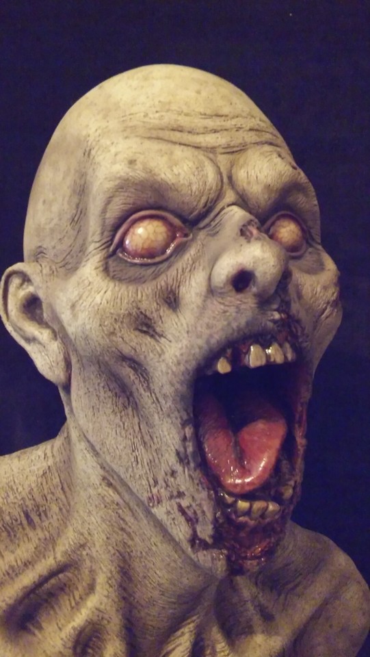 Patient Zero Zombie, Horror Lifesize Prop Bust | eBay