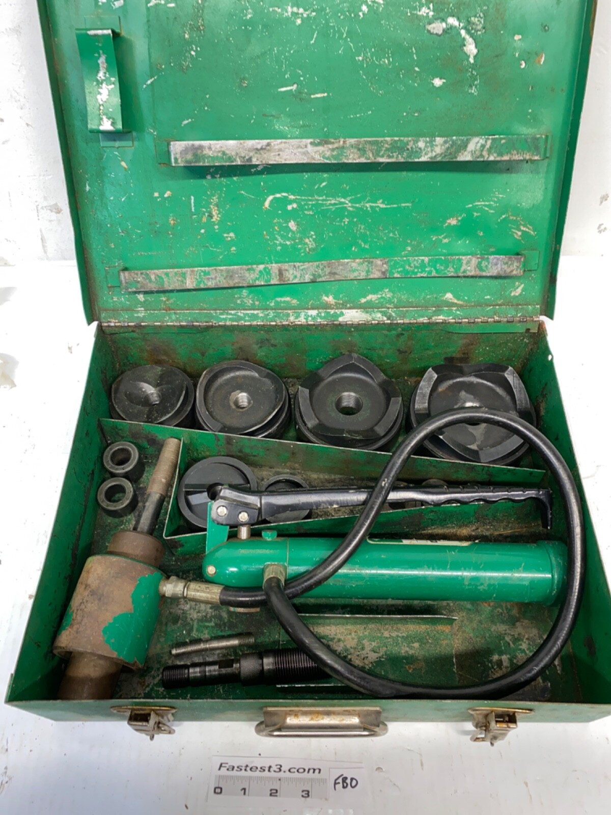 GREENLEE 7310 SB Knockout Punch Set 1/2, 3/4, 1, 1 1/4, 2, 2 1/2, 3, 3 ...