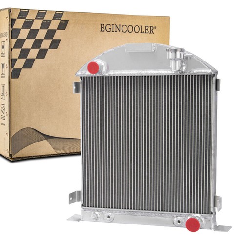 3-Row Aluminum Radiator Fits Ford 1928 1929 Model A Chevy Engine ...