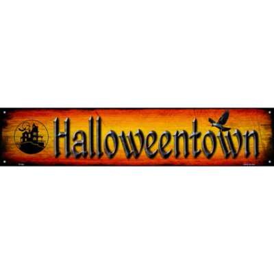 Halloweentown Novelty Metal Street Sign ST-492 | eBay