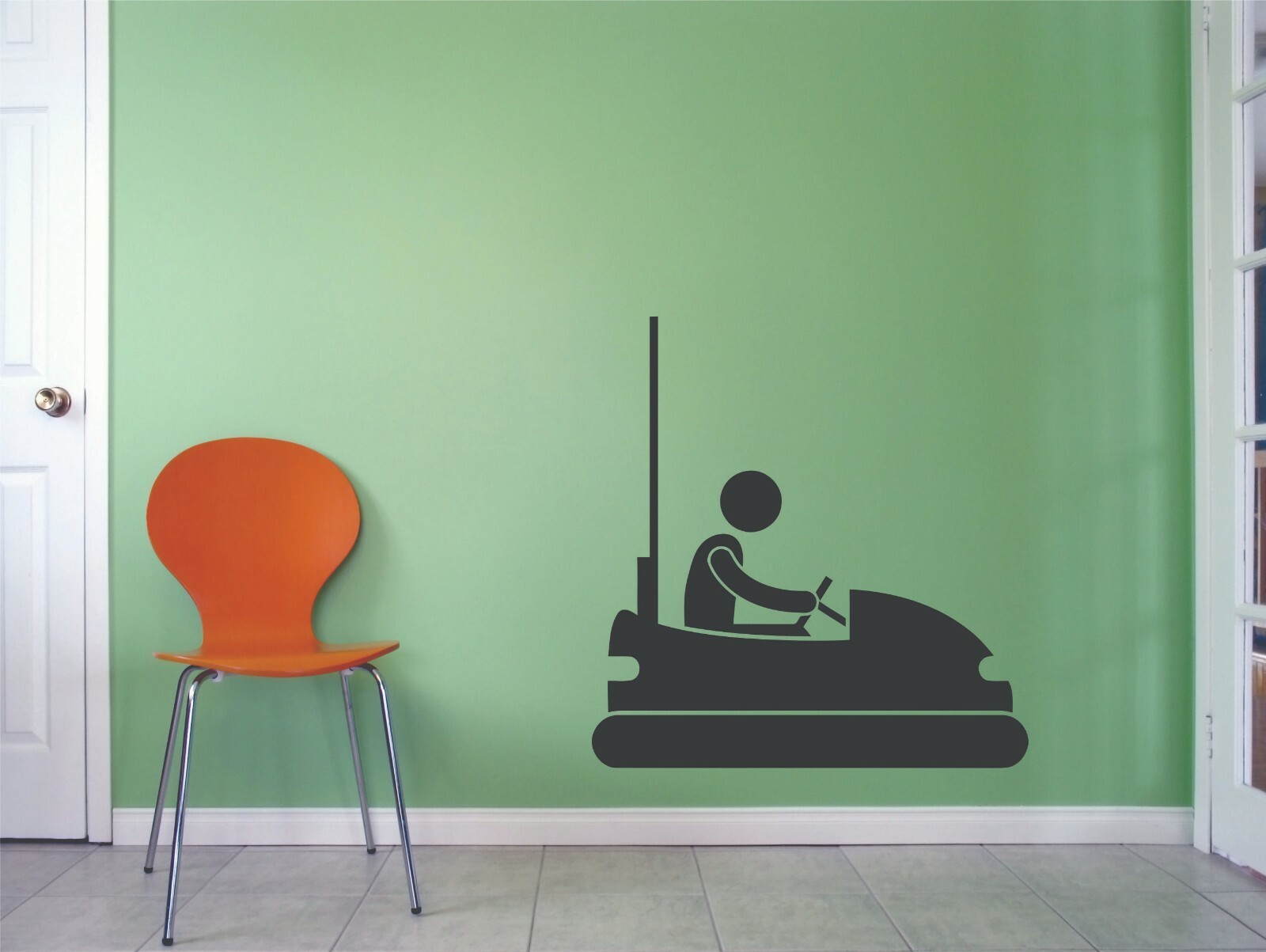 Fun Amusement Carnival Bumper Cars Ride Decal Decals For Rooms Walls ...