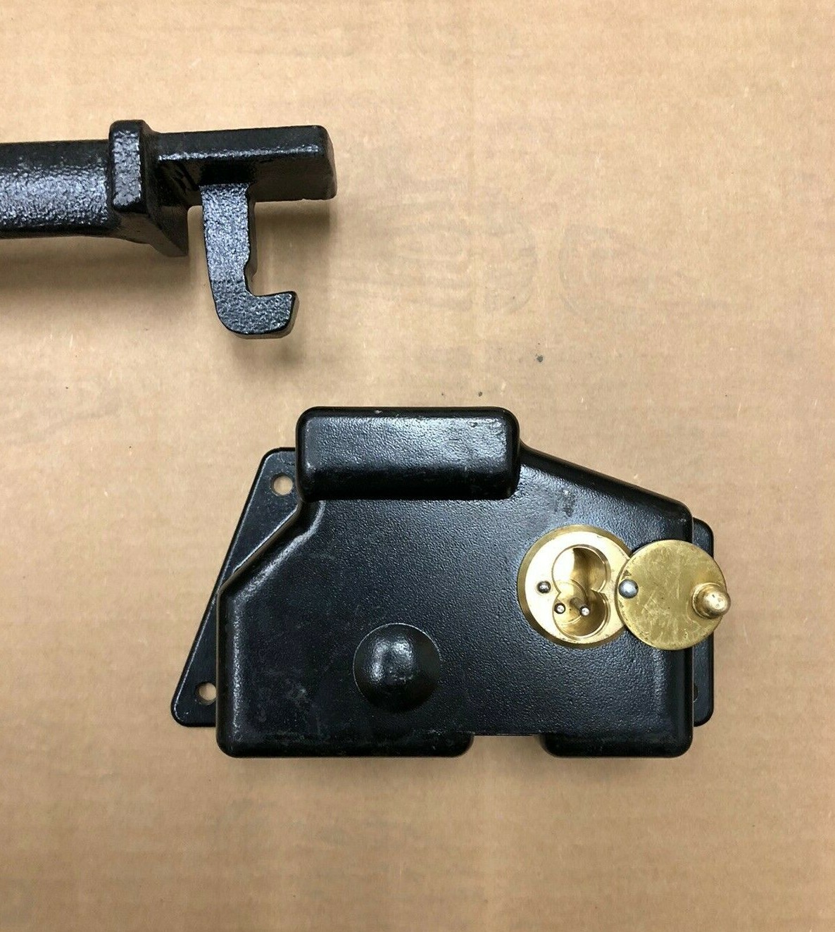 TODCO Style Maximum Security "J" Lock with Door Lock Box Housing BLACK ...