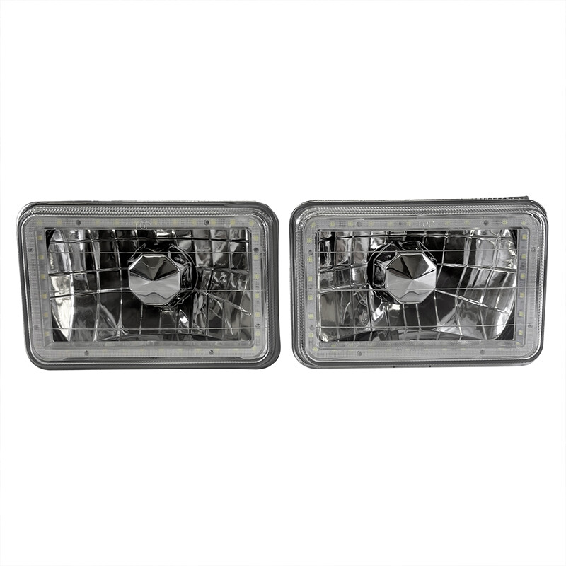 Pair 4x6" LED Headlight Hi/Lo Sealed Beam for For Chevrolet S10 1995 ...