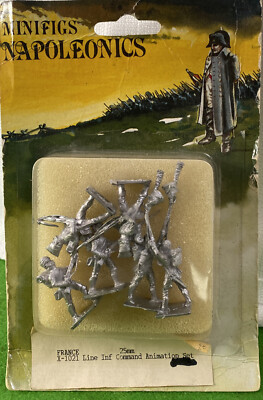 25mm Military Miniatures ~ Line Infantry Command X1021 ~ Minifigs ...