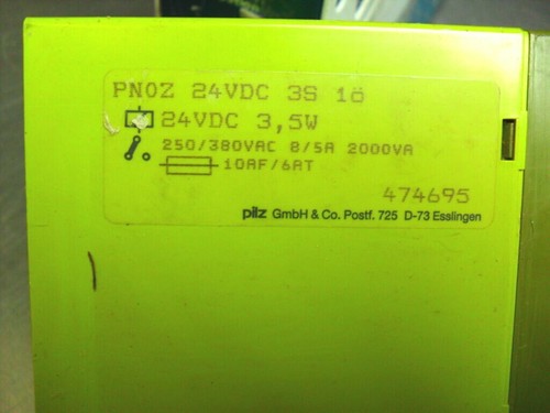 PILZ 17753 PN0Z-24VDC-3S-1O ISOLATOR RELAY usa seller | eBay