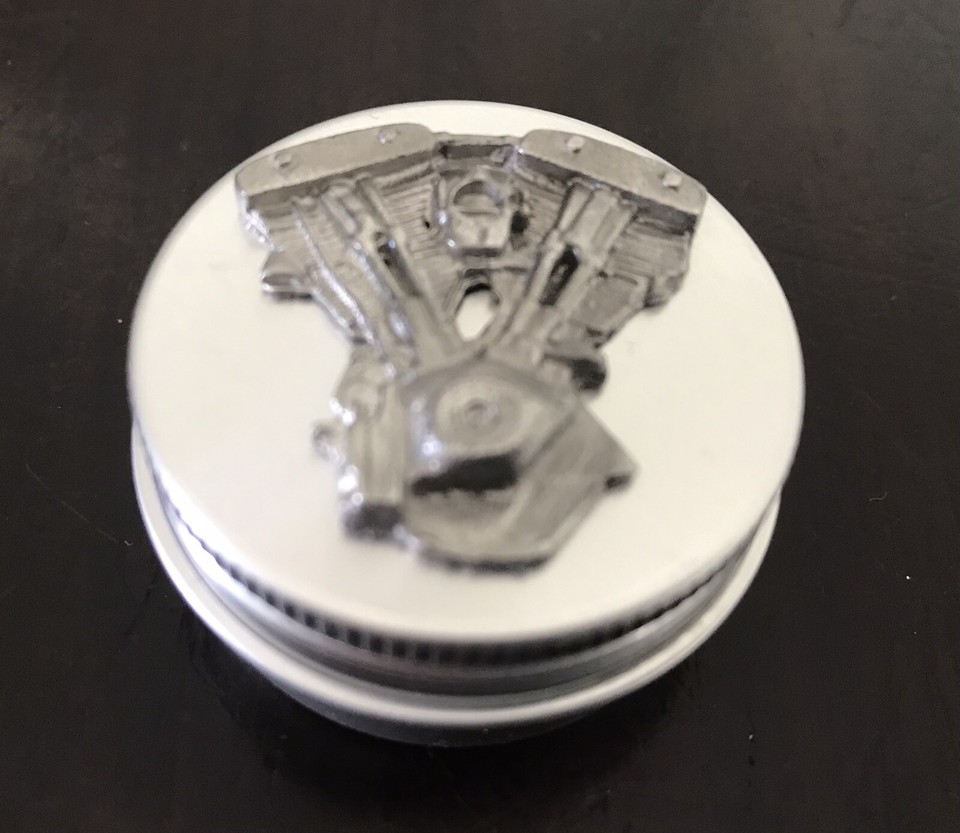 HARLEY-DAVIDSON SHOVELHEAD ENGINE MOTORCYCLE BIKER PEWTER SILVER STASH ...