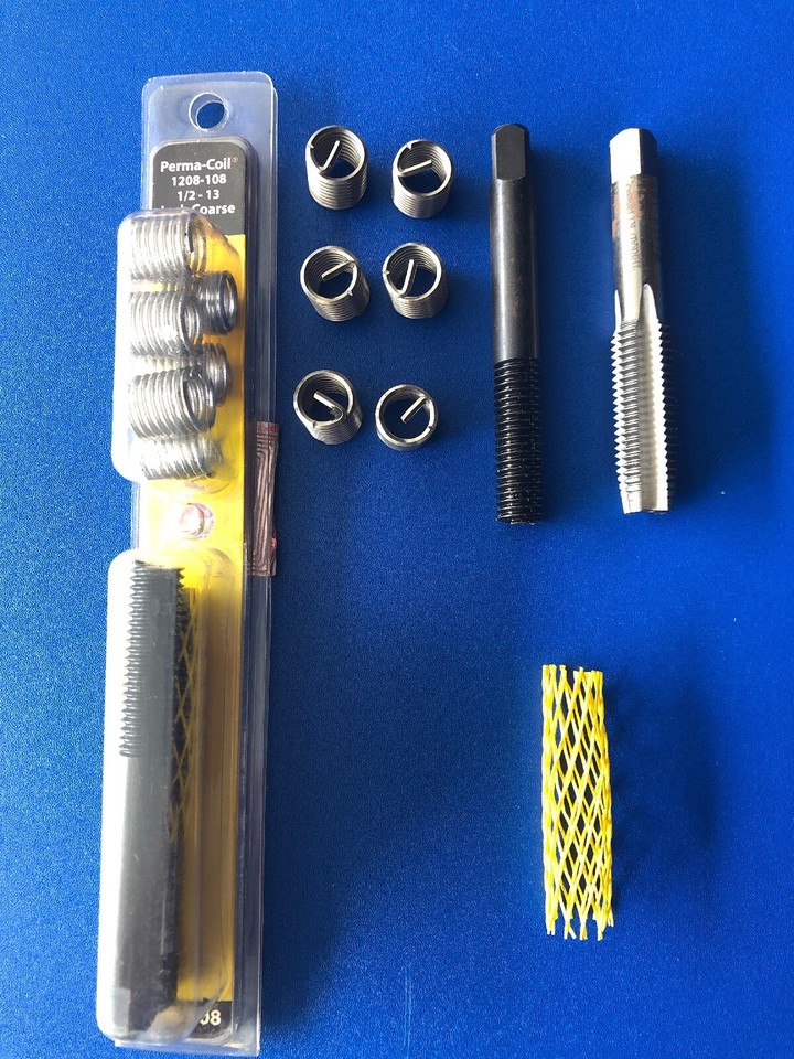 Perma-coil 1208-108 1/2-13 Inch Corse THREAD REPAIR INSERT, KIT MADE IN ...