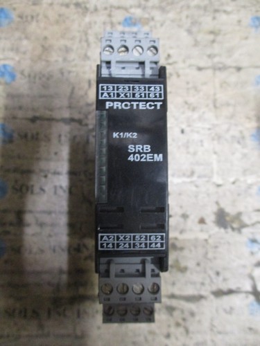 Schmersal SRB 402EM-24V Safety Relay Module 24VDC/VAC 230VAC/6A *Tested ...