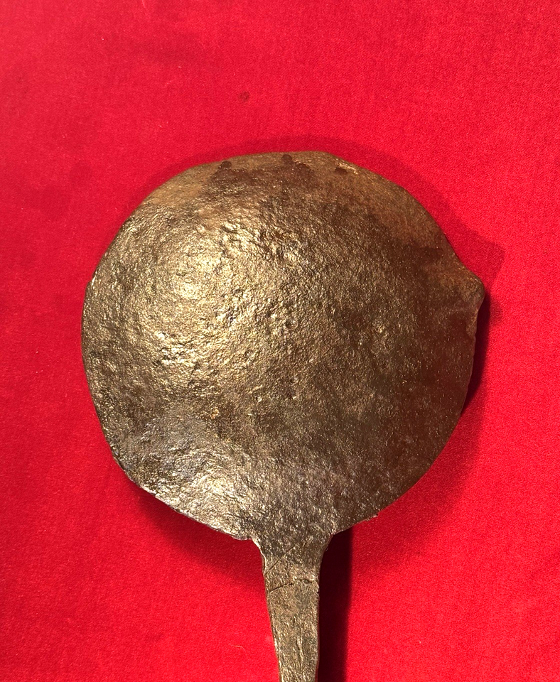 RARE REVOLUTIONARY WAR ERA BLACKSMITH FORGED LEAD POURING LADLE / FOUND ...