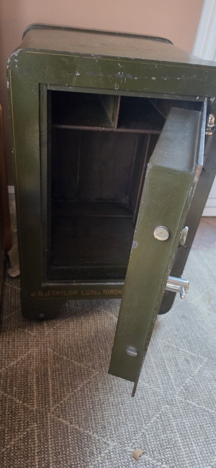 Antique J. & J. Taylor Safe (c. 1905) – Unlocked Working Combination ...