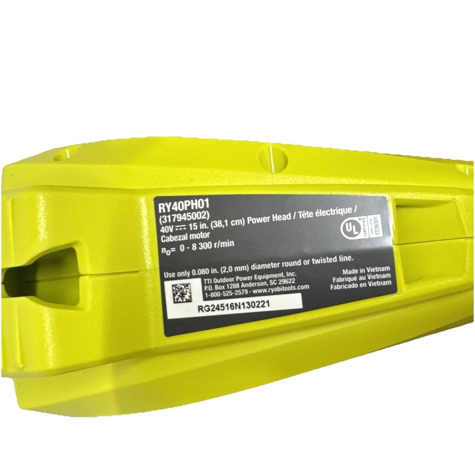 RYOBI RY40PH01 25cc 40V Expand-It Attachment Capable Power Head – Tool ...
