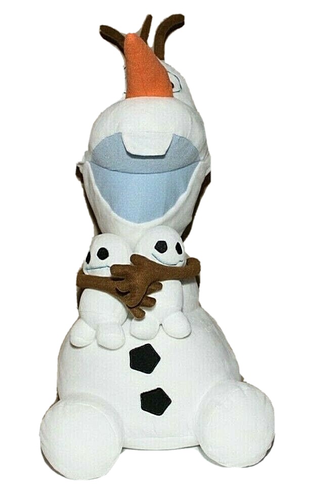 Disney's Frozen 24" Olaf Stuffed Plush With His Two Small 6" Snowgies ...
