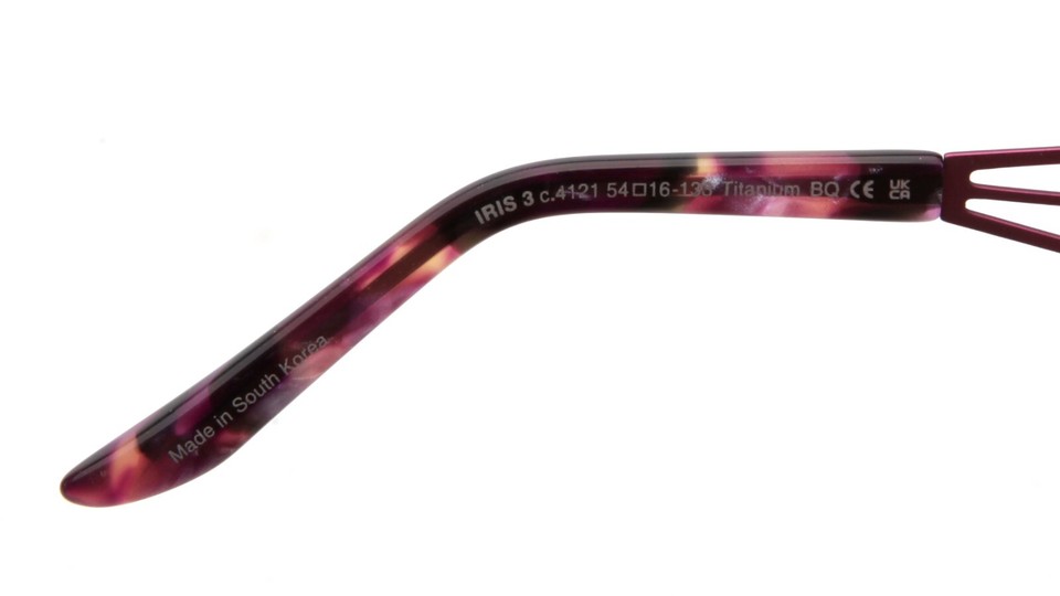 NEW PRODESIGN DENMARK IRIS 3 c.4121 Ruby Medium Matt EYEGLASSES 54-16 ...