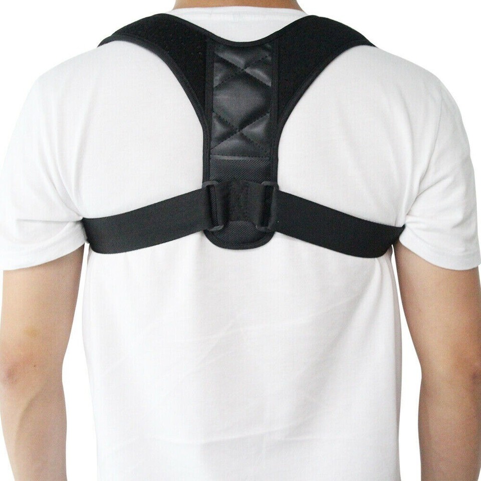 1x Womens/Mens PRO Posture Corrector Kyphosis Brace Breathable Humpback ...