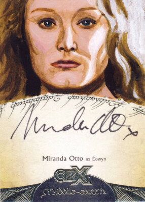 2022 Cryptozoic CZX Middle Earth Sketch Day Autograph Miranda Otto as ...