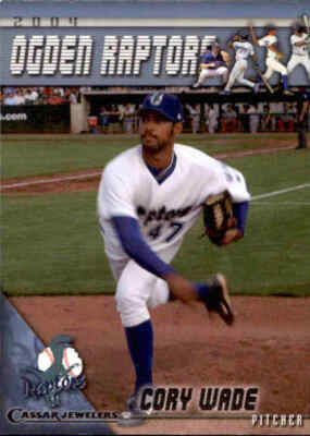 2004 Ogden Raptors Team Issue 38 Cory Wade Indianapolis Indiana IN ...