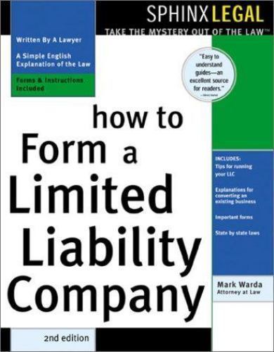 How to Form a Limited Liability Company by Mark Warda (2003, Trade ...