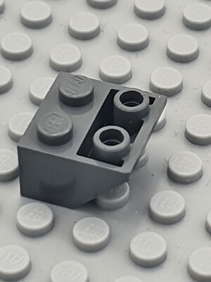 LEGO® 10x Dachstein Schräg Inv Slope 2x2 - 3660 - Dunkelgrau Dark ...