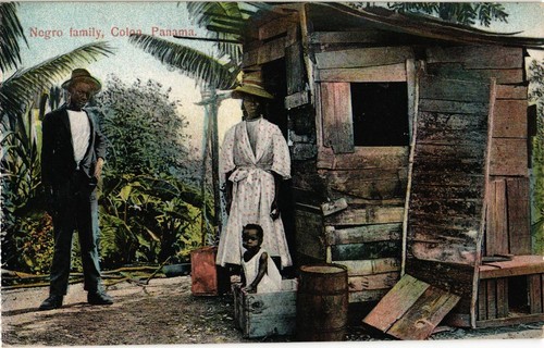 Panama Old postcard vintage Colon Family (753) | eBay
