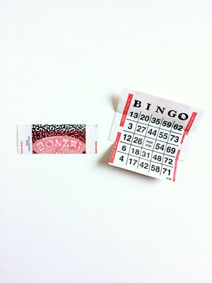 1 on Single Face Bingo Folded/Sealed Paper Cards- Pack of 500- Bonzai ...