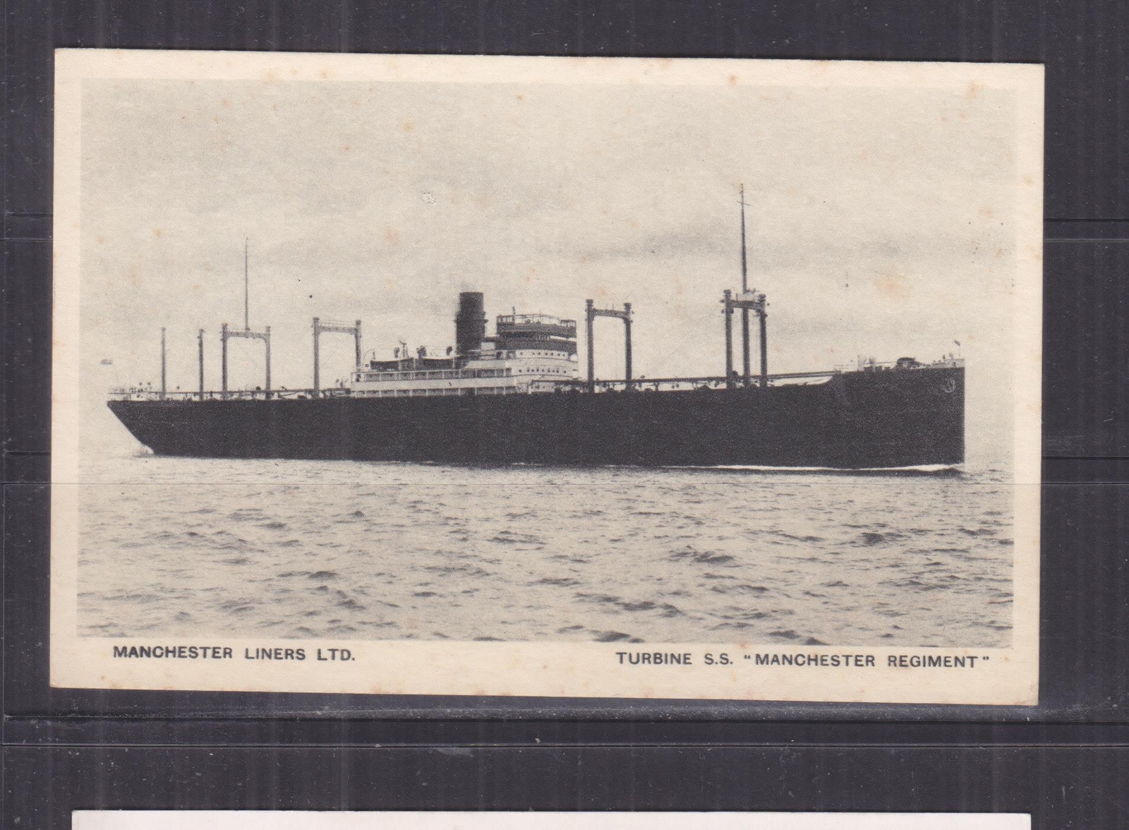 GREAT BRITAIN, SS MANCHESTER REGIMENT, MANCHESTER LINERS, c1935 real ...