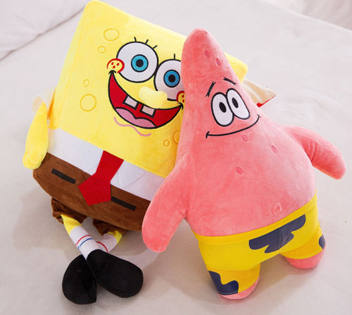 2pcs/set 35cm SpongeBob SquarePants and Patrick Soft Stuffed Plush Toy ...