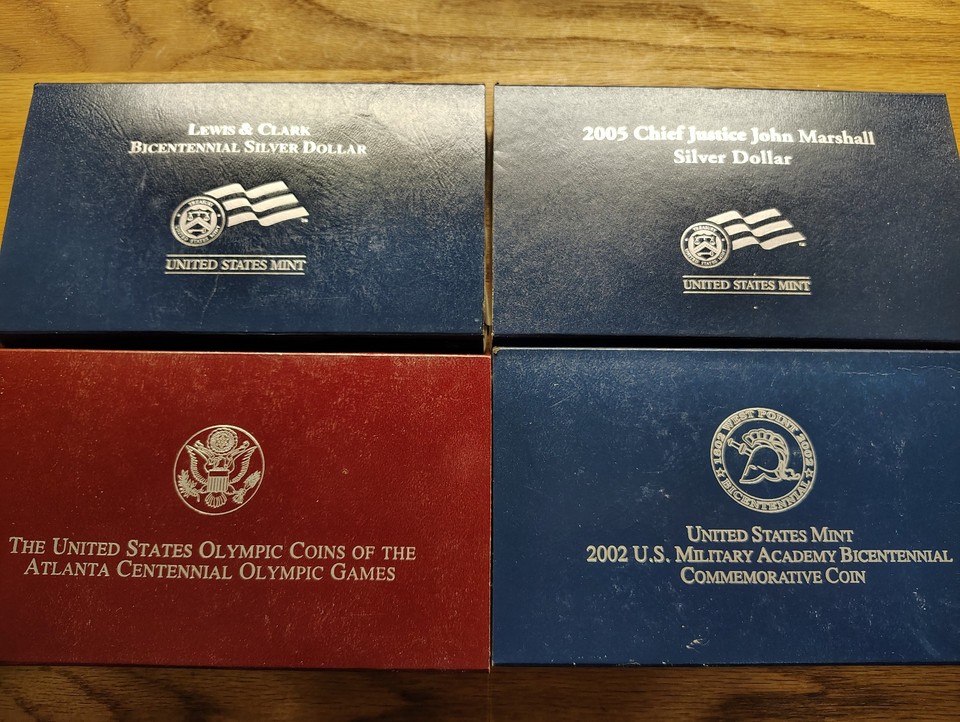 Commemorative Coin EMPTY BOX w/ COA 15 Small boxes and 19 Large Box | eBay