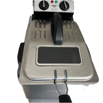 WARING PRO Professional Deep Fryer with Lid Model DF250B ~ WORKS GREAT ...