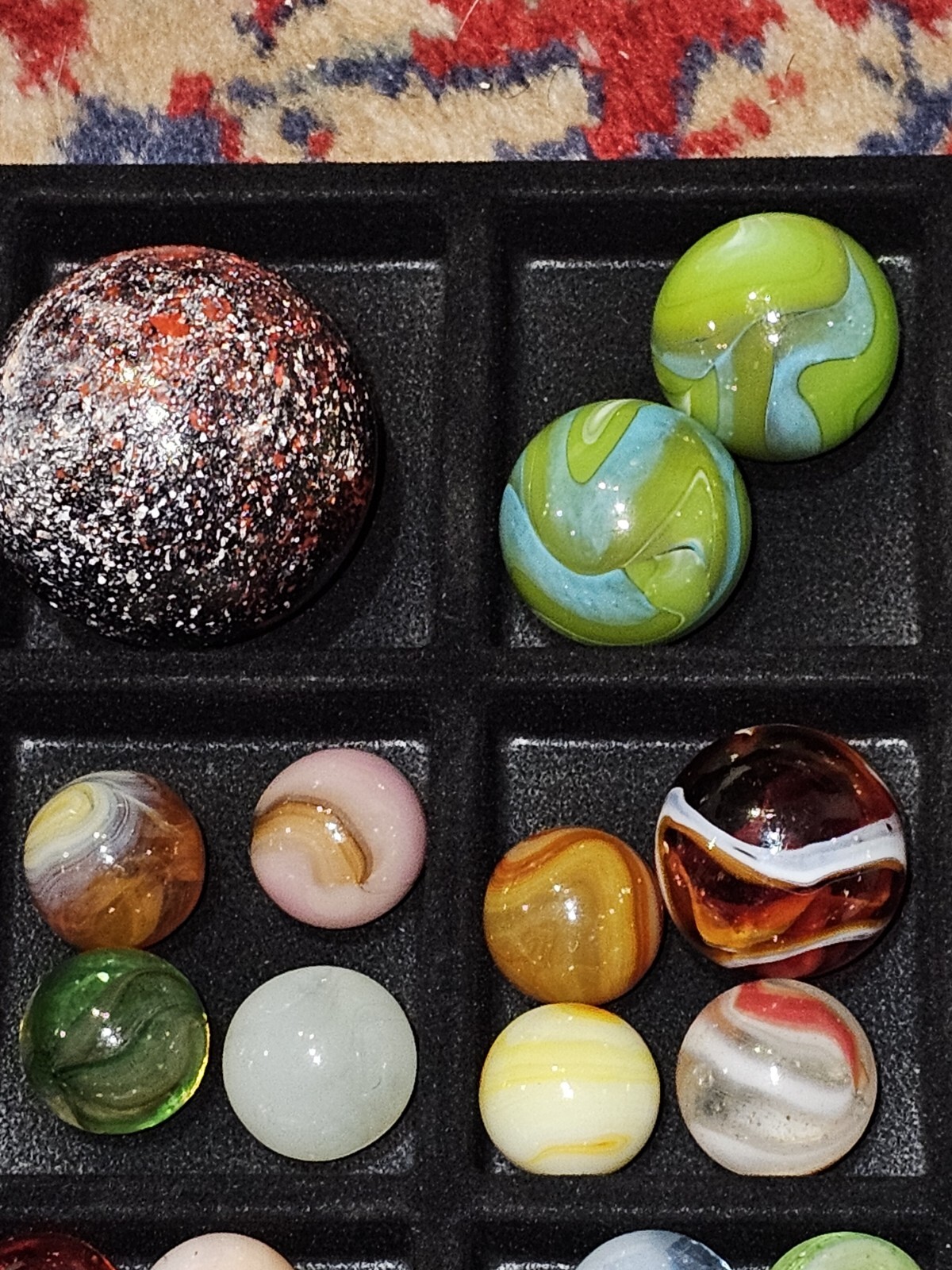 old estate marbles COLORFUL lot of AWESOME vintage Marbles Sold As ...