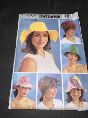Butterick 3798 Misses Hats | eBay