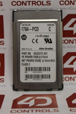 1784-PCD | Allen Bradley | DeviceNet PCMCIA Communication, Opened, Ser ...