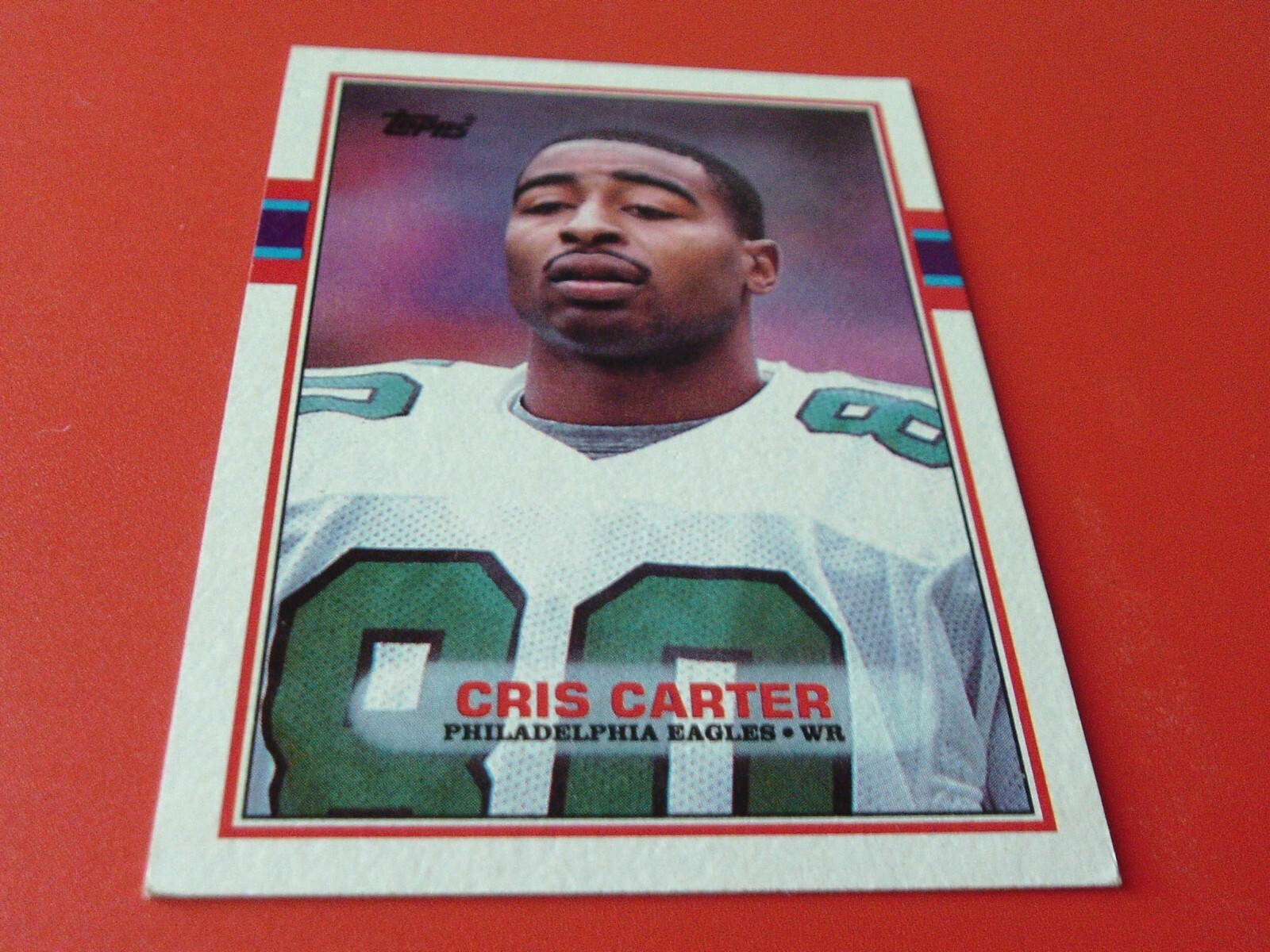 1989 TOPPS # 121 CRIS CARTER ROOKIE NEAR MINT / MINT OR BETTER !! | eBay