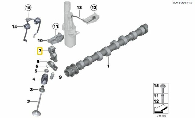 BMW Intermediate lever "1" (11377628304) for sale online | eBay